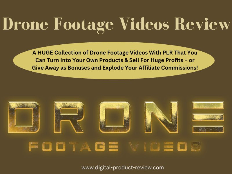 Drone Footage Videos Review | 300 Drone Footage Videos & PLR