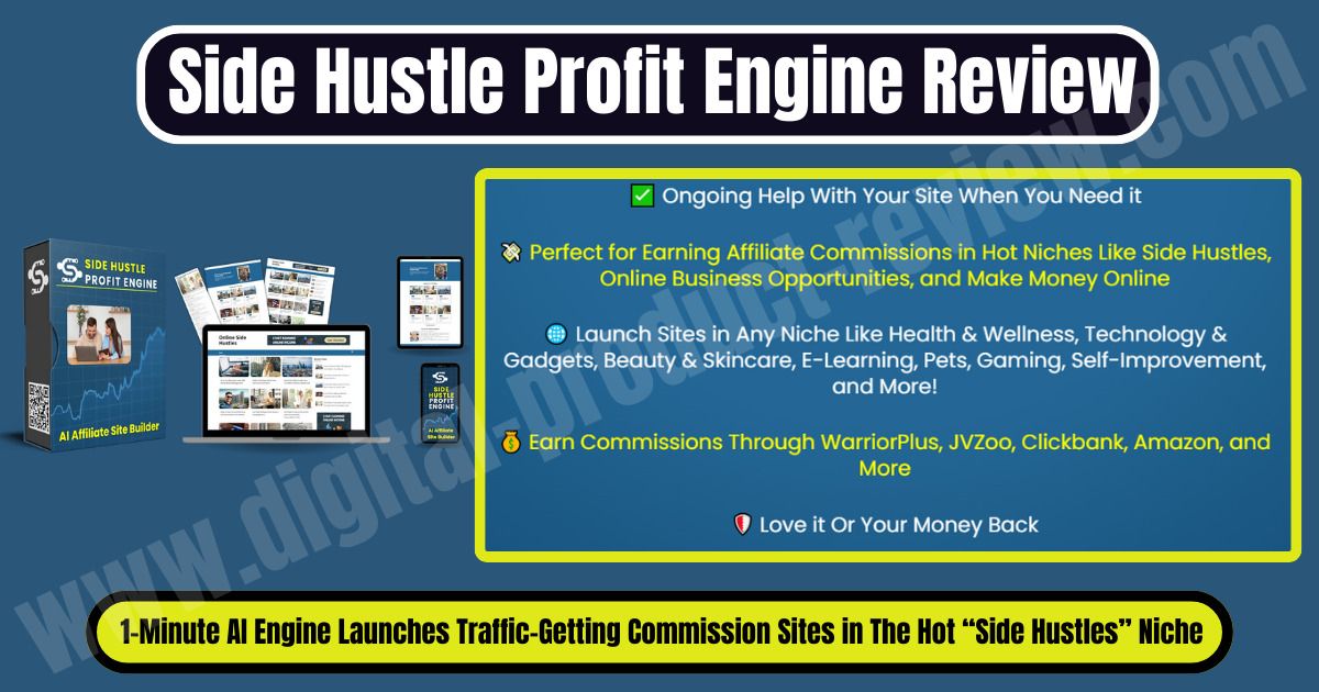 Side Hustle Profit Engine Review | Profit from others’ side hustles