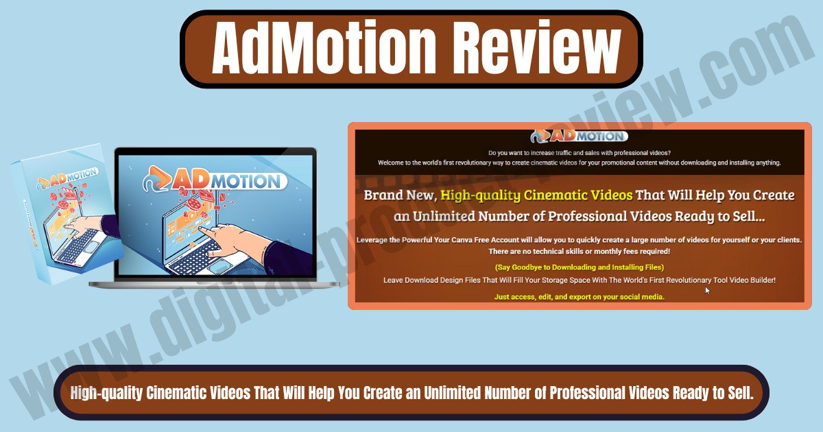 AdMotion Review | Ready-Made Cinematic Movie Video Templates